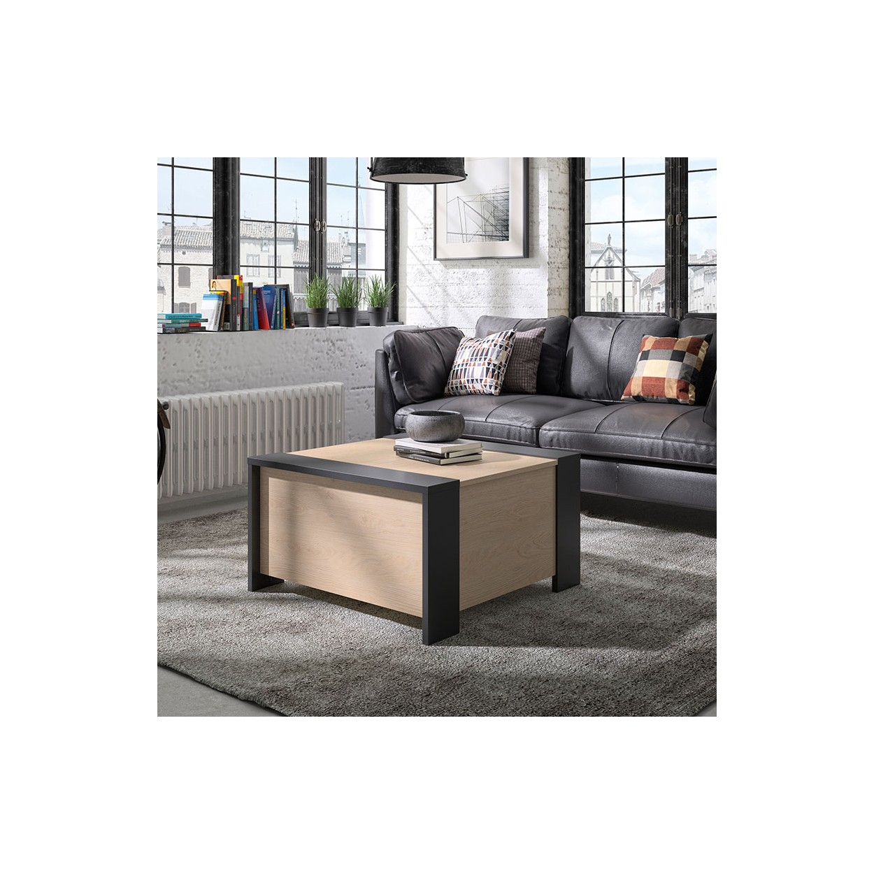 Table basse relevable Indus